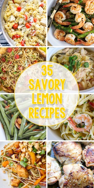 Delicious Savory Lemon Recipes | YellowBlissRoad.com