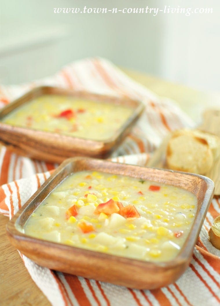 Sweet Corn Chowder - Yellow Bliss Road