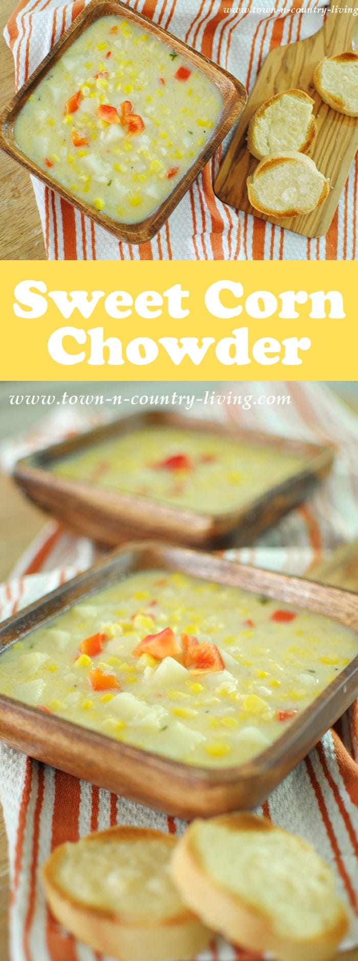 Sweet Corn Chowder - Yellow Bliss Road