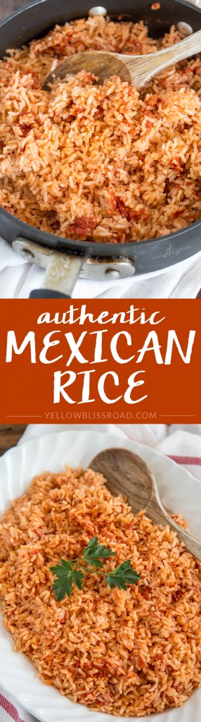 Authentic Mexican Rice Recipe | YellowBlissRoad.com