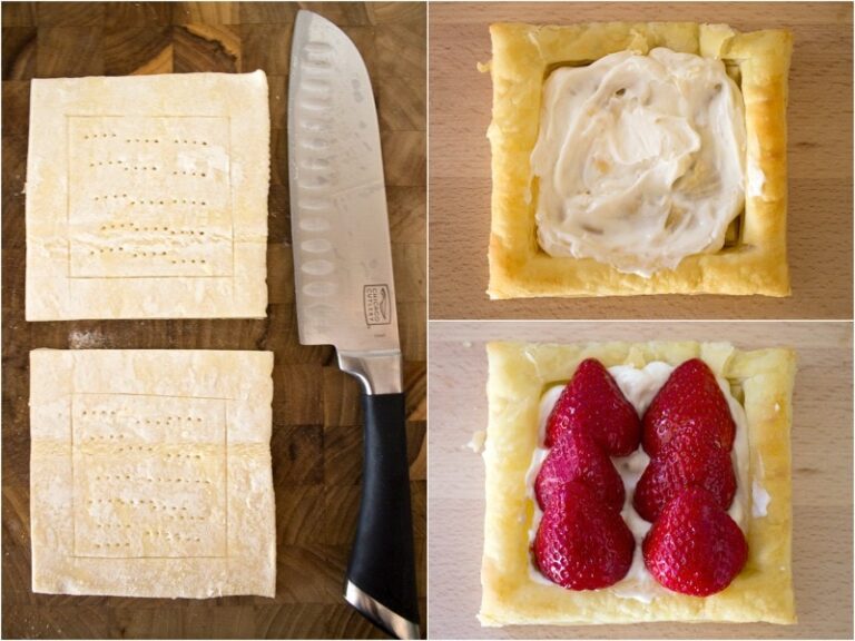 Puff Pastry Cheesecake Fruit Pizza - Yellow Bliss Road