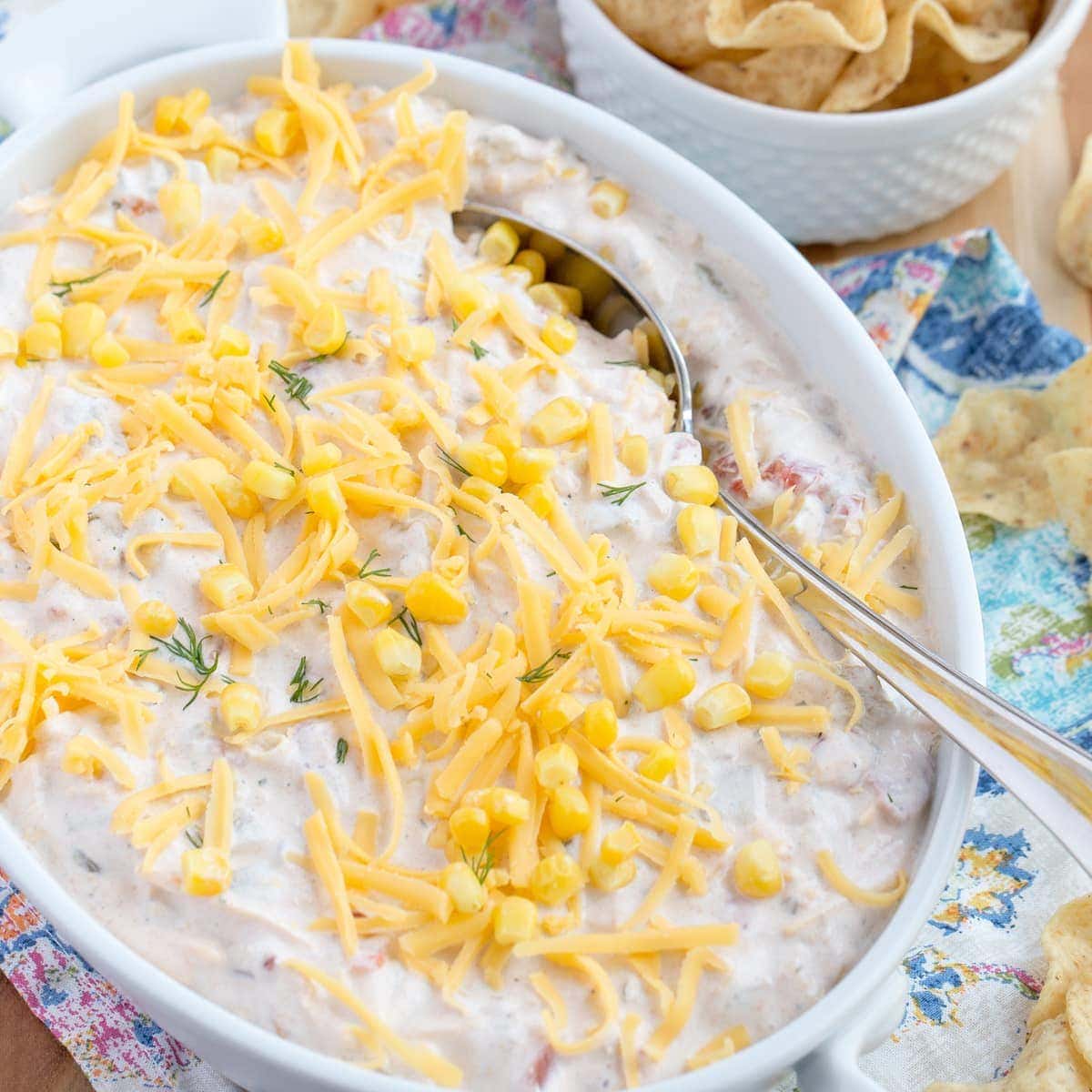 Cheesy Ranch Corn Dip - Yellow Bliss Road