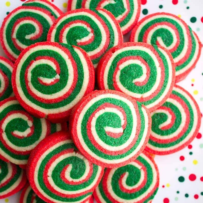 Christmas Pinwheel Cookies (+Video) - Yellow Bliss Road