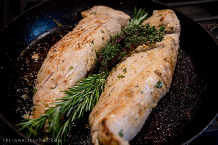 Lemon Herb Pork Tenderloin - Yellow Bliss Road
