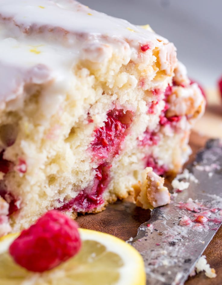 Lemon Raspberry Bread | YellowBlissRoad.com