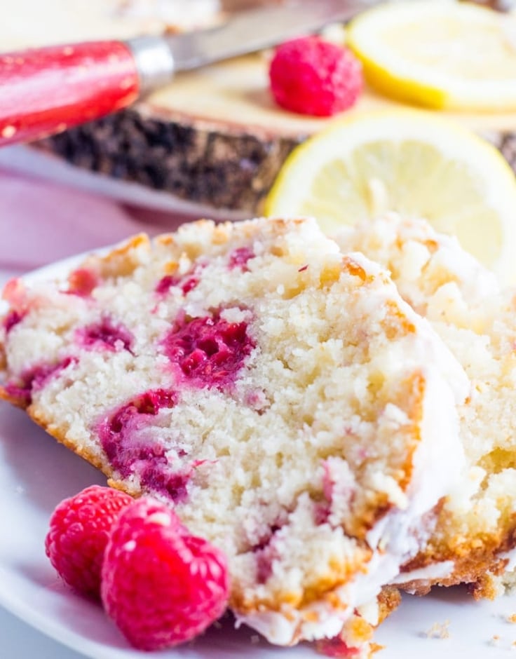 Lemon Raspberry Bread | YellowBlissRoad.com