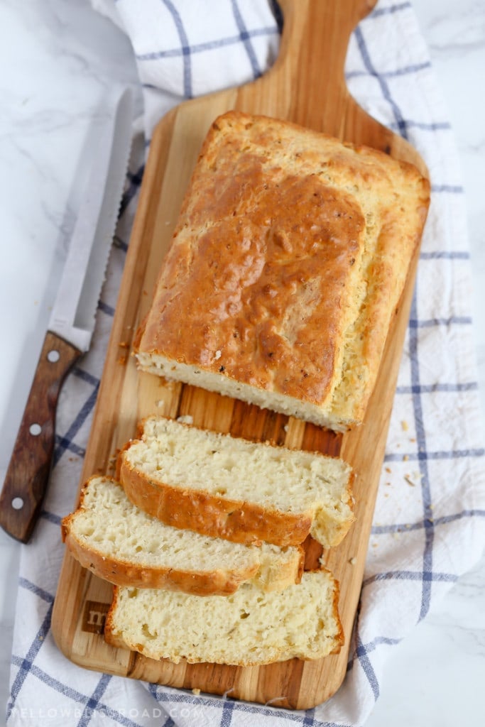 Parmesan Garlic Herb Quick Bread | Yellow Bliss Road