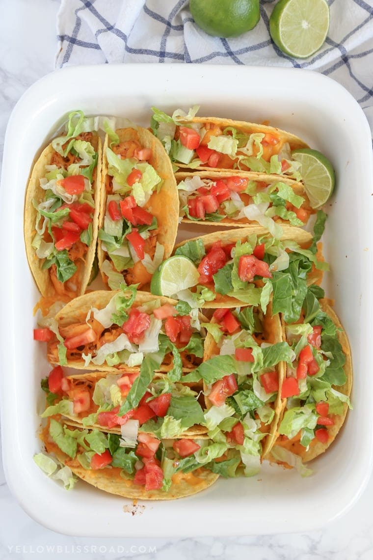 Slow Cooker Ranch Chicken Tacos for Taco Tuesday Slow Cooker Ranch Chicken Tacos for Taco Tuesday