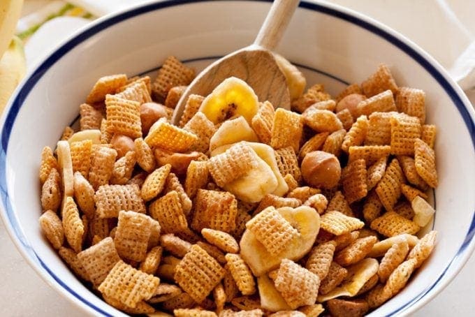 Easy Tropical Chex Mix Recipe | YellowBissRoad.com