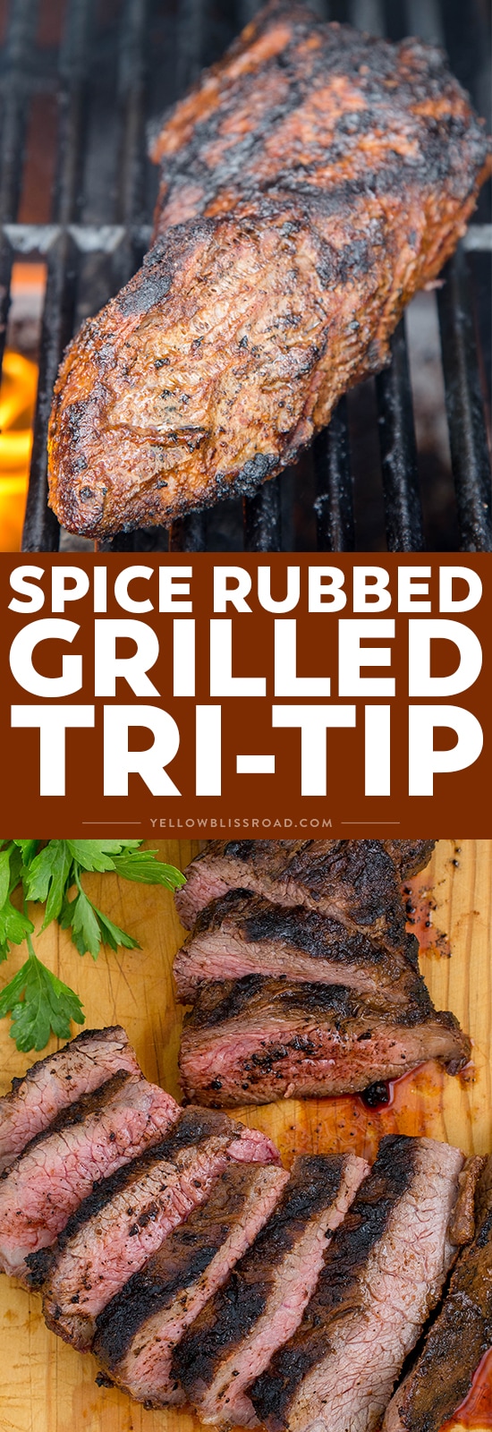 Best Ever Spice Rubbed Grilled Tri Tip Recipe + Tips