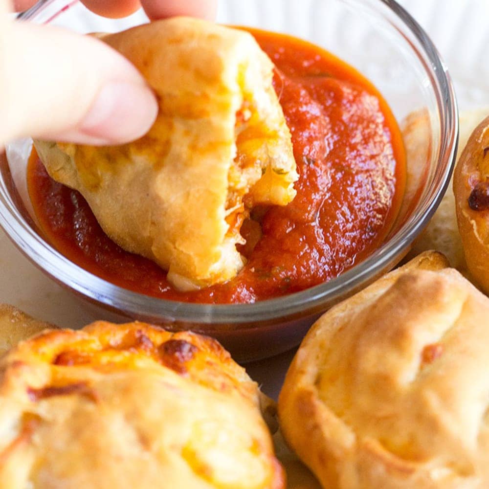 Mini Sausage and Pepperoni Calzones - Yellow Bliss Road