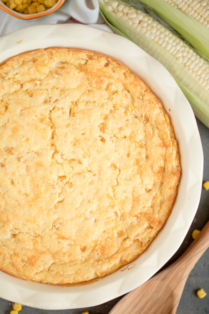 Creamy Cornbread Casserole (Corn Casserole Recipe)