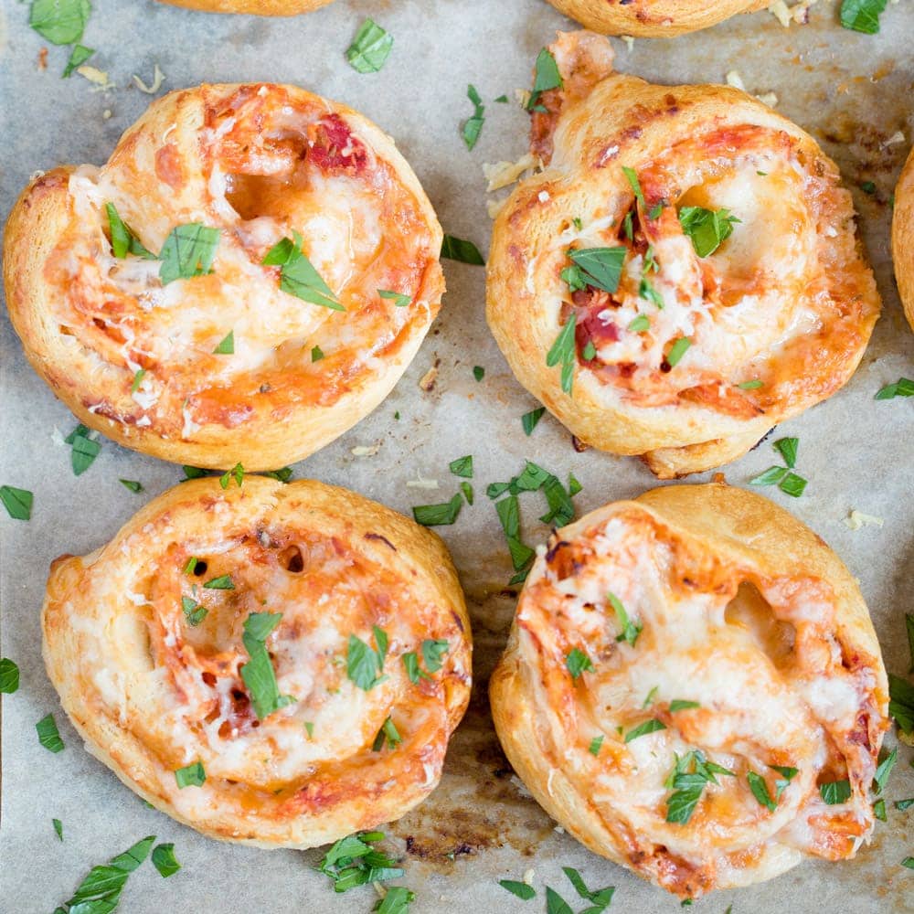 Chicken Parmesan Pinwheels | Yellow Bliss Road
