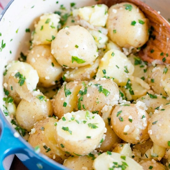 Boiled Potatoes with Garlic Herb Butter {Ready in 30 Minutes} – Yellow ...
