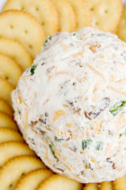 Bacon Ranch Cheeseball | YellowBlissRoad.com