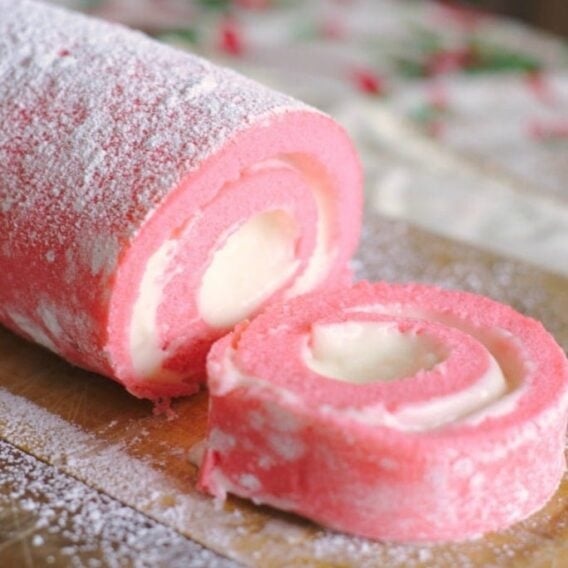 Pink Velvet Cake Roll - Yellow Bliss Road