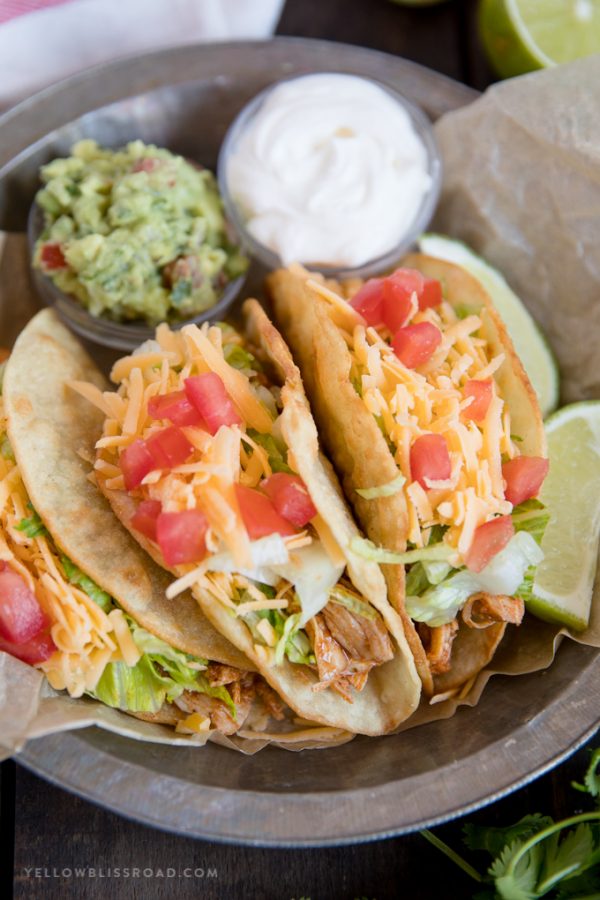The Best Easy Chicken Tacos | YellowBlissRoad.com