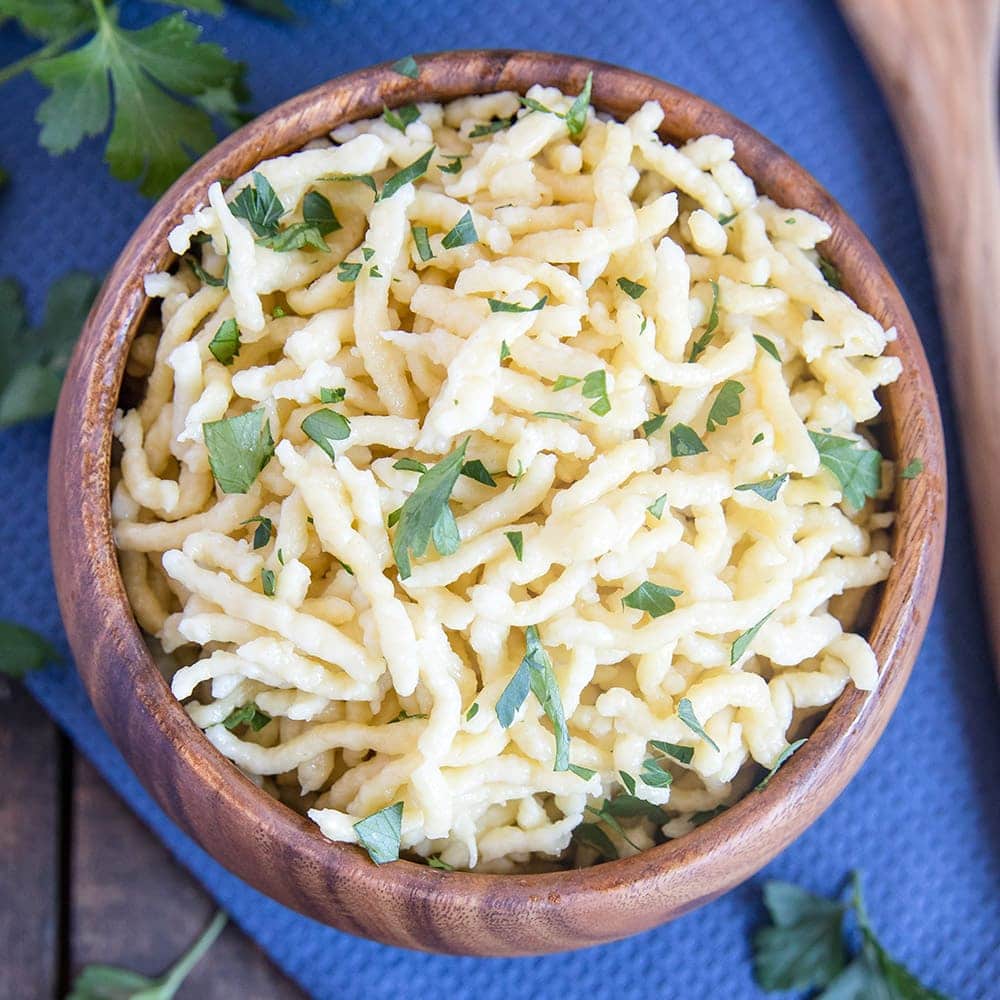Authentic Homemade German Spaetzle | Yellow Bliss Road
