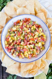 Pineapple Salsa - Sweet and Spicy and Great for Dipping