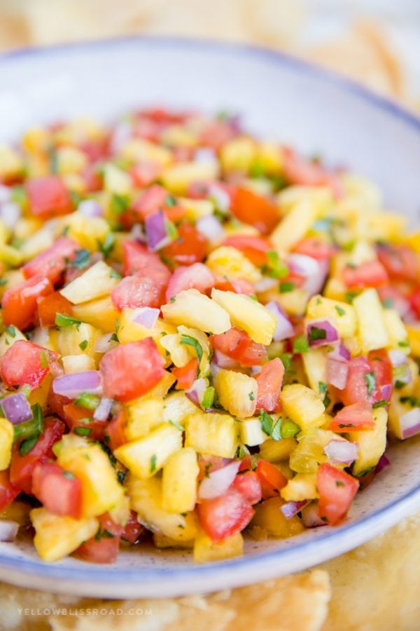 Pineapple Salsa - Sweet and Spicy and Great for Dipping