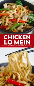 Chicken Lo Mein | YellowBlissRoad.com