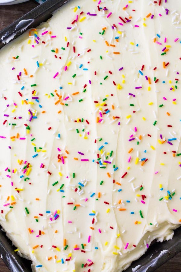 Funfetti Sheet Cake - Yellow Bliss Road