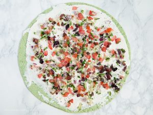 Greek Salad Pinwheels | Appetizer | YellowBlissRoad.com