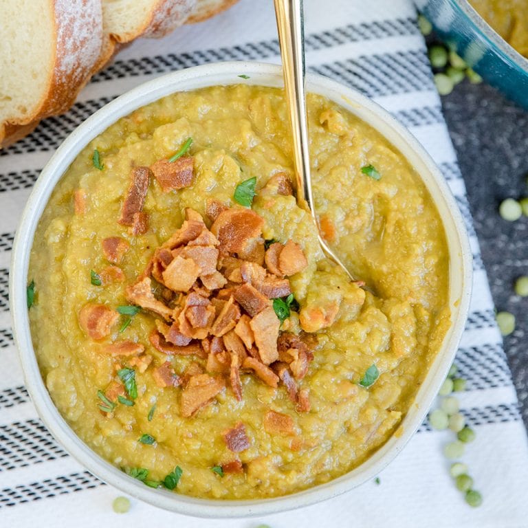 Split Pea Soup with Bacon | Split Pea Soup Recipe