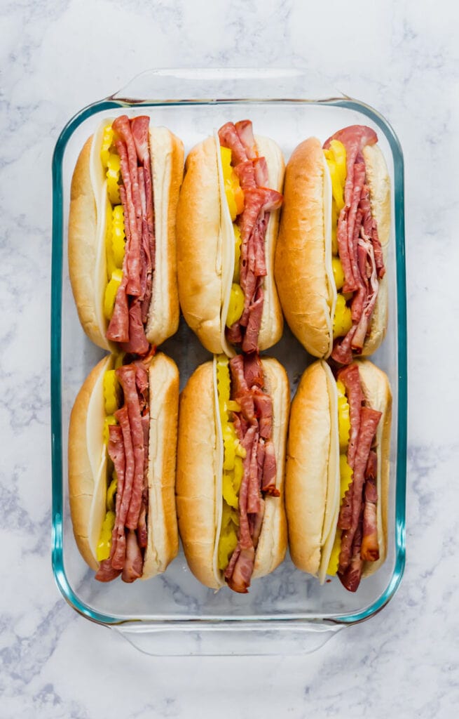 Classic Baked Italian Sub Sandwich | YellowBlissRoad.com