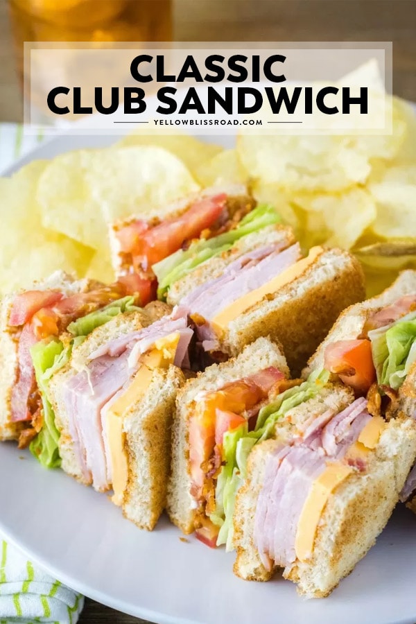 Classic Club Sandwich Recipe | YellowBlissRoad.com