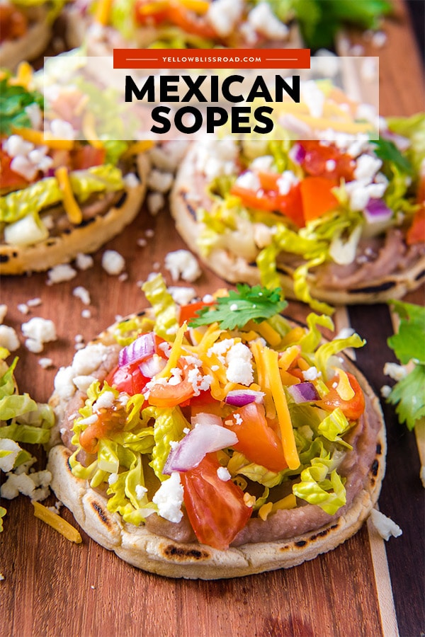 Easy Mexican Sopes Recipe YellowBlissRoad Easy Mexican Sopes Recipe YellowBlissRoad