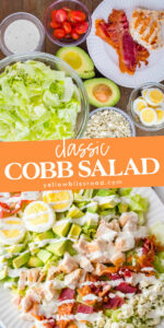 Classic Cobb Salad Recipe | YellowBlissRoad.com