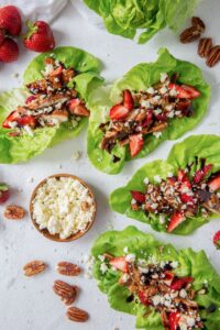 Grilled Balsamic Chicken Lettuce Wraps | Yellow Bliss Road