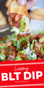 BLT Dip Recipe | Game Day Party Food | Cold Dip Appetizer