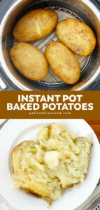 Instant Pot Baked Potatoes | YellowBlissRoad.com