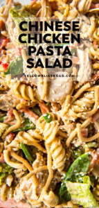 Chinese Chicken Pasta Salad | YellowBlissRoad.com