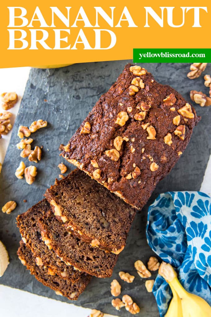 Best Banana Nut Bread Recipe | YellowBlissRoad.com
