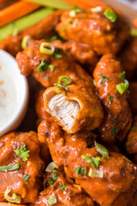 Boneless Buffalo Chicken Wings | Easy Boneless Wings Recipe
