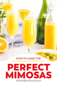 How to Make a Mimosa Like a Pro | YellowBlissRoad.com