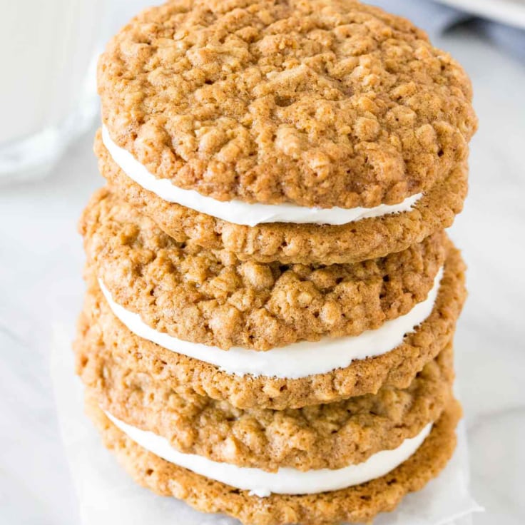 Homemade Oatmeal Cream Pies - Yellow Bliss Road