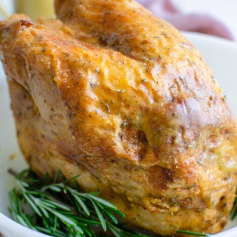 Roast Turkey Breast with Herb Butter - Yellow Bliss Road