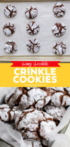 Fudgy Chocolate Crinkle Cookies | YellowBlissRoad.com