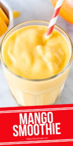 Healthy Mango Smoothie | YellowBlissRoad.com
