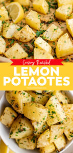 Lemon Potatoes - Greek Inspired and Roasted | YellowBlissRoad.com