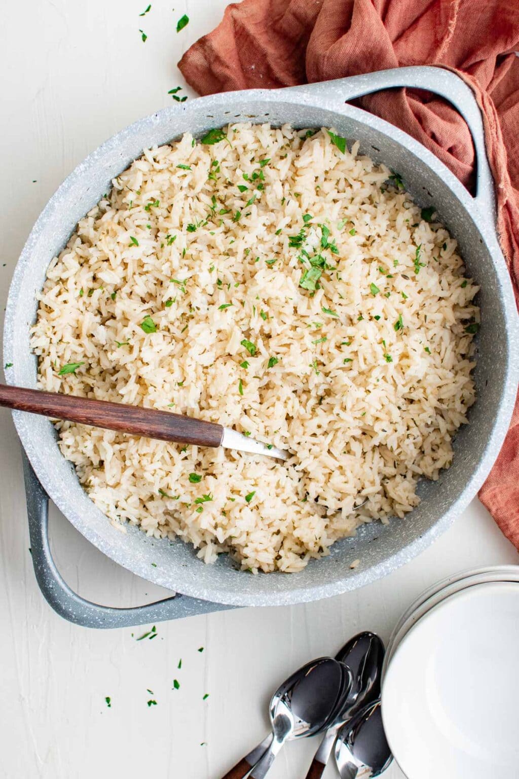 Seasoned Rice with Herbs and Garlic {Easy 20-Minute Recipe} – Yellow ...