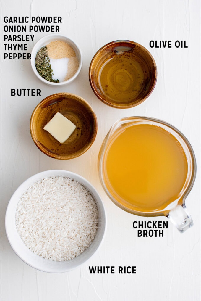 Seasoned Rice with Herbs and Garlic - Yellow Bliss Road