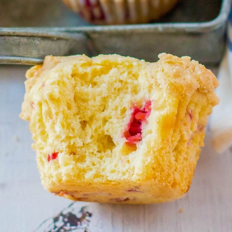 Lemon Raspberry Muffins - Yellow Bliss Road