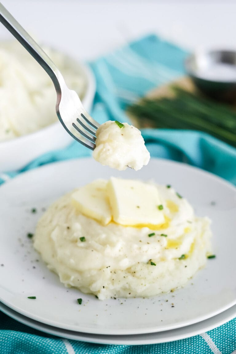 Cream Cheese Mashed Potatoes - Yellow Bliss Road
