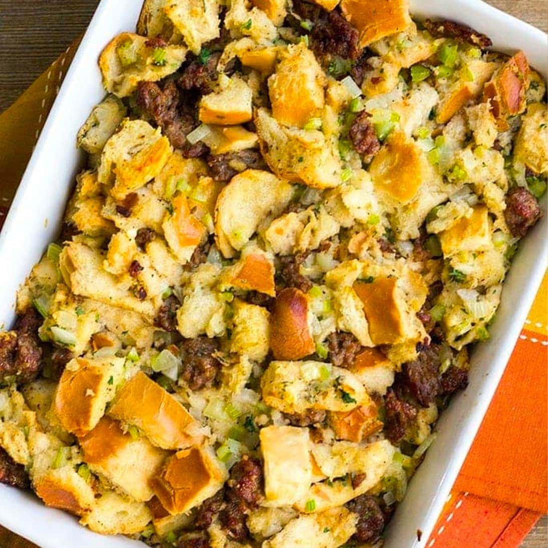 Classic Sausage Stuffing | Thanksgiving Side Dish Recipe
