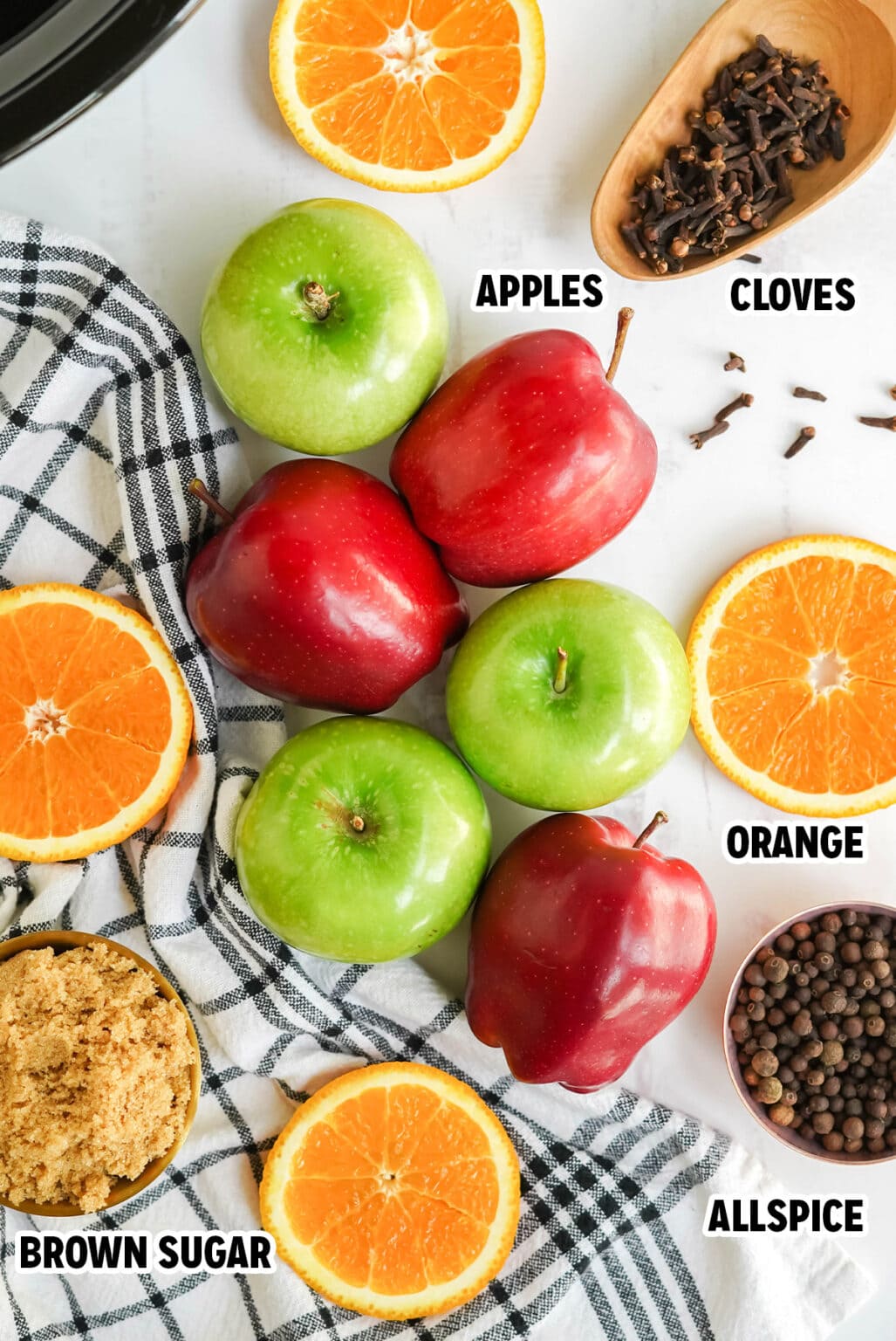 Homemade Slow Cooker Apple Cider From Scratch | YellowBlissRoad.com